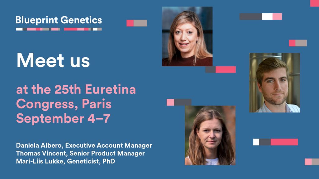 The 25th Euretina Congress - Blueprint Genetics